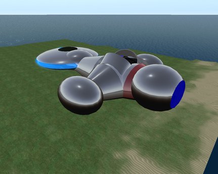 Second Life Marketplace - Starship Nebula w. docking Lander/Warbirds - v4.7