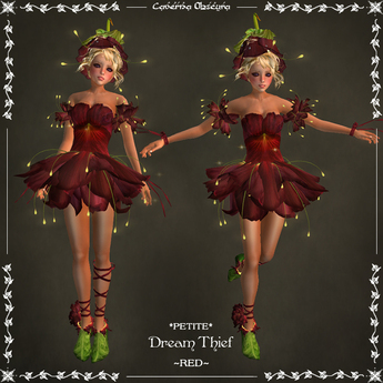 Second Life Marketplace - *Petite* Dream Thief ~RED~ Outfit by Caverna ...