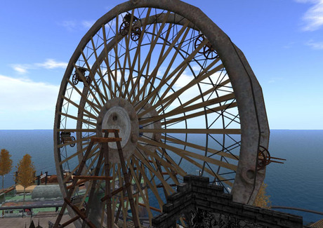 Second Life Marketplace - Wooden Ferris Wheel