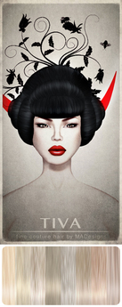 Second Life Marketplace - MADesigns HAIR ~ TIVA ~ Light blonde