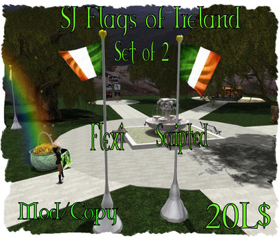 Second Life Marketplace - SJ Flags of Ireland MC