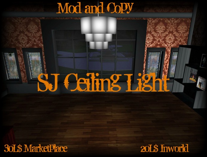 Second Life Marketplace - SJ Ceiling Light MC (box)