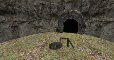 Second Life Marketplace - Floating Island Rock Cave ( for waterfall ...