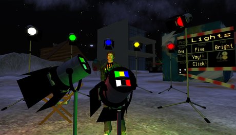 Second Life Marketplace - Film / Cinema / Machinima Lights 5 Pack
