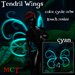 Second Life Marketplace - ~tc~ Tendril Wings Cyan