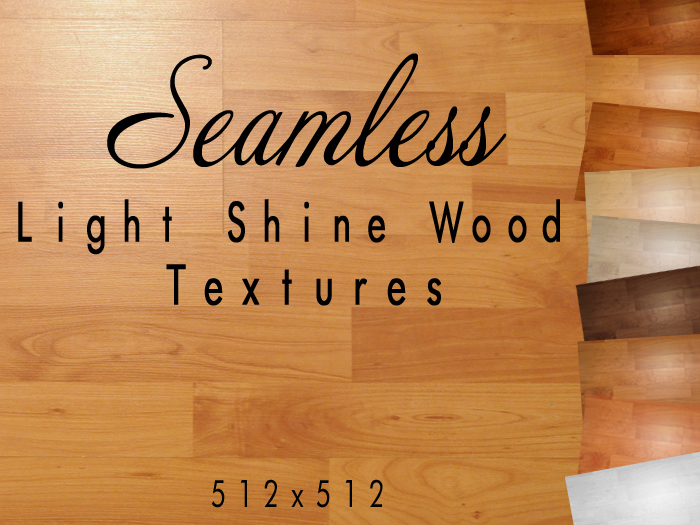 Second Life Marketplace - FULL PERM Seamless Light Shine Wood Textures