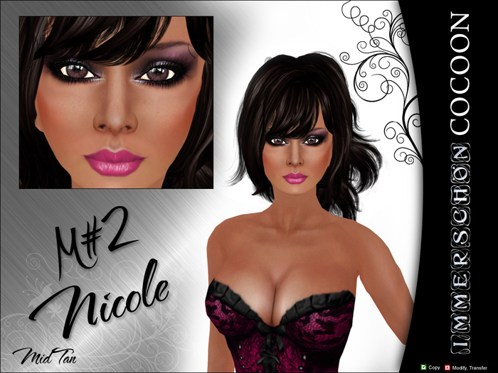 Second Life Marketplace - Immerschoen Cocoon - Skin Nicole M#2