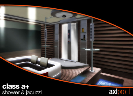 Second Life Marketplace - AXL pro box - Class A + Shower and Jacuzzi