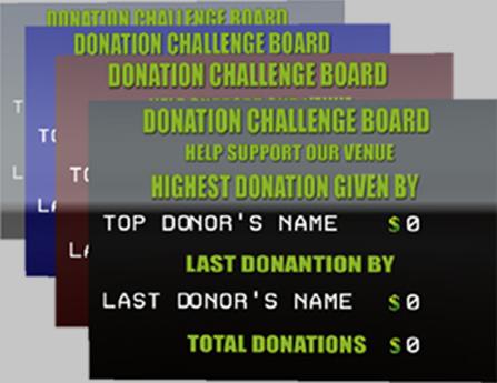 Second Life Marketplace - Donation Challenge Board 1.0 - Blue