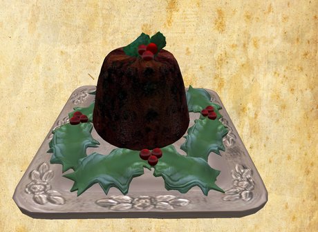 Second Life Marketplace - Medieval Banquet - Christmas Pudding