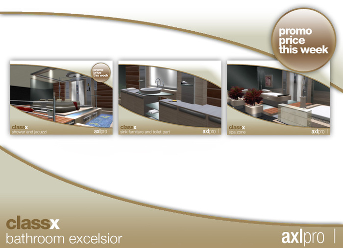 Second Life Marketplace - AXL pro box - Class X Bathroom Excelsior with ...
