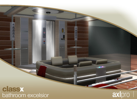 Second Life Marketplace - AXL pro box - Class X Bathroom Excelsior with ...