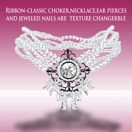 Second Life Marketplace - +:+WTG+:+ **Ribbon-classic** ear-pierce I