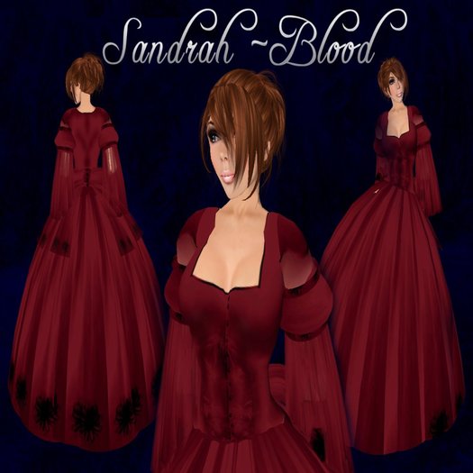 Second Life Marketplace - [K~*~S] Sandrah - Gown - Blood