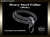Second Life Marketplace - Steel Slave Chain Collar: Male.