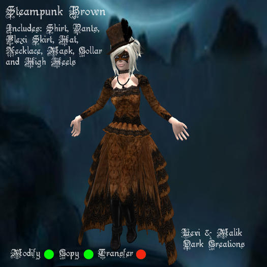 Second Life Marketplace - Steampunk Brown