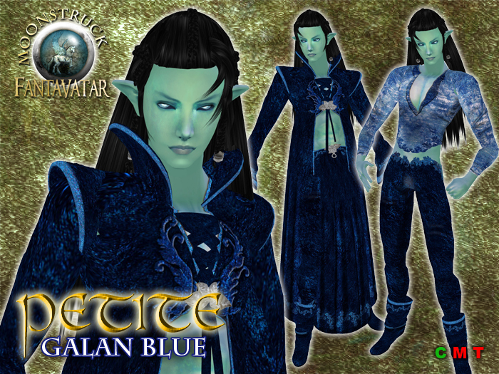 Second Life Marketplace - !! MOONSTRCUK !! Petite GALAN Blue - Mage ...
