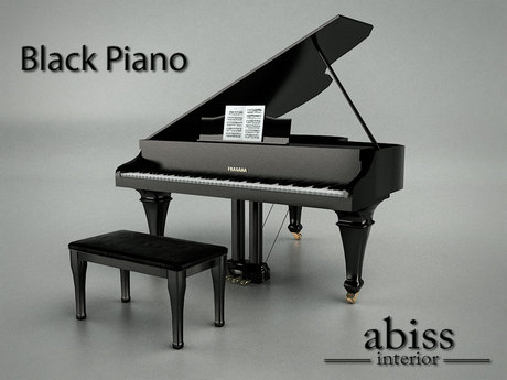 Second Life Marketplace - OnSale 10% off - Abiss Piano Black boxed ...