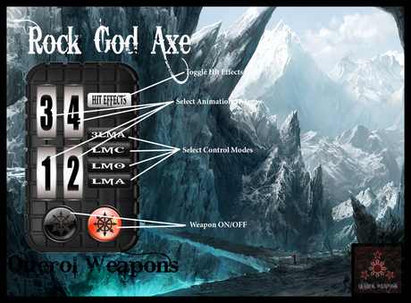 Second Life Marketplace - ROCK GOD AXE(Single)