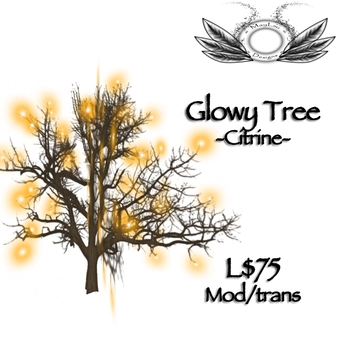 Second Life Marketplace - Glowy tree citrine
