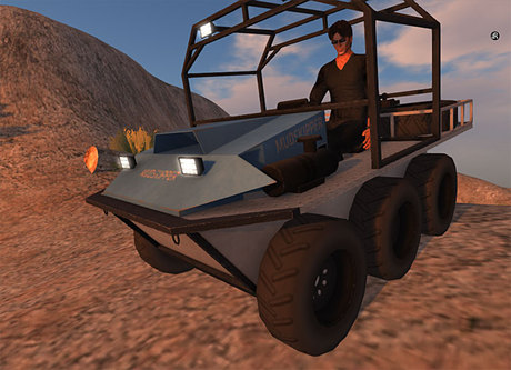 Second Life Marketplace - [aR] Mudskipper 6x6 AATV Off-Road Vehicle
