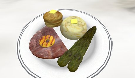 Second Life Marketplace - Kellye's Kitchen Ham Dinner