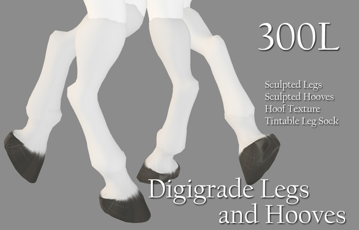 Second Life Marketplace - Fae's Digigrade Legs and Hooves