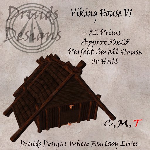 Second Life Marketplace - Viking House V1 Part Of The Viking Range
