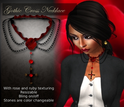 Second Life Marketplace - Gothic Cross Necklace