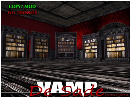 Second Life Marketplace - ~VDS~ Ravnos Vampire Clan Book Cases