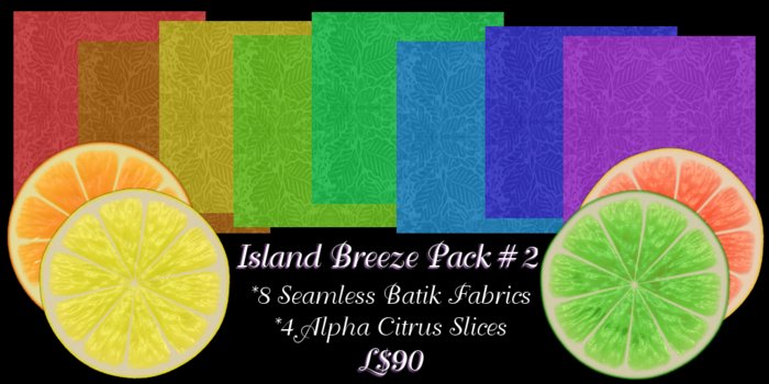 Second Life Marketplace - "Island Breeze pack #2" (boxed)