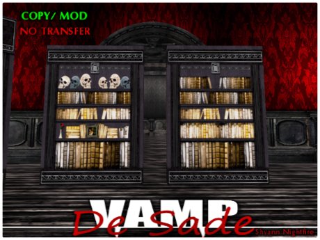 Second Life Marketplace - ~VDS~ Tremere Vampire Clan Book Cases