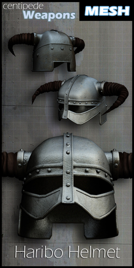 Second Life Marketplace - Centipede Helmet HARIBO - Mesh helmet