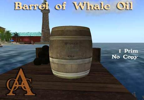 Second Life Marketplace - EIC Barrel of Whale Oil