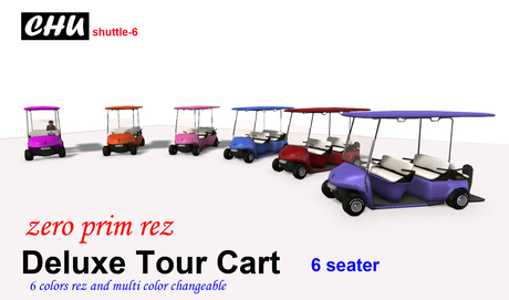 Second Life Marketplace - Deluxe Tour Car rezzer-0 prim rezzed