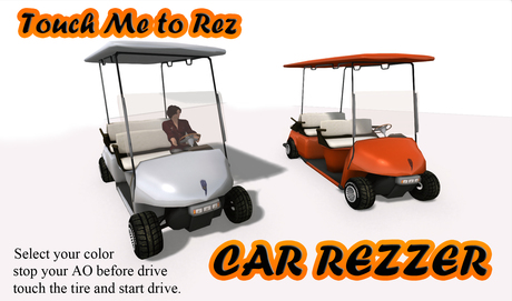 Second Life Marketplace - Deluxe Tour Car rezzer-0 prim rezzed