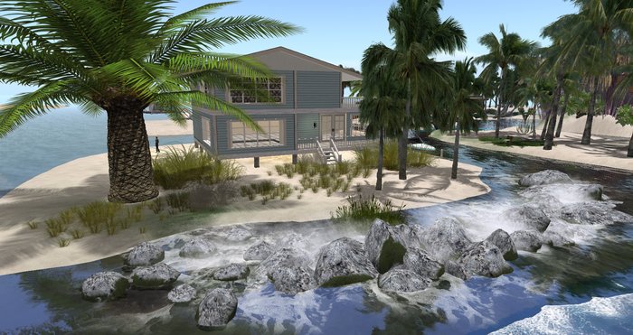 Second Life Marketplace - Prefab Beach House USA V2