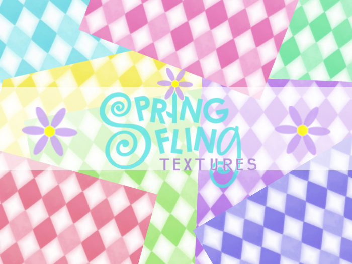 Second Life Marketplace - FULL PERM Seamless Spring Fling Jester Textures