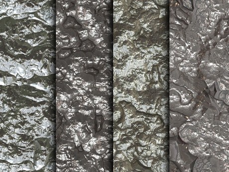 Second Life Marketplace - 16 textures of metallic silver rock 1024x1024 ...