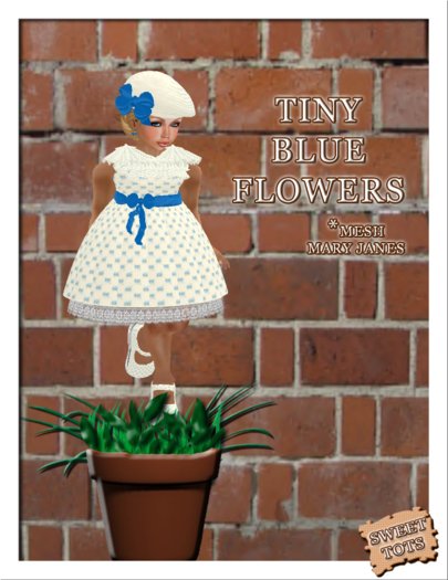 Second Life Marketplace - Tiny Blue Flowers
