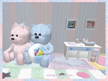 Second Life Marketplace - ROOM BABY TWIN BOY/GIRL 41 itens