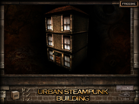 Second Life Marketplace - *FREE* Urban Steampunk building (boxed)