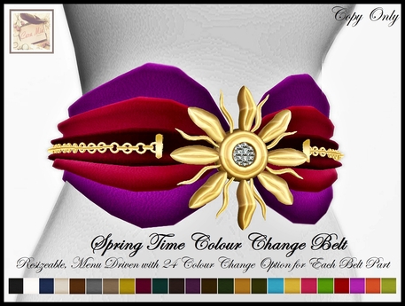 Second Life Marketplace - ***[CMD]*** Spring Time Colour Change Leather ...