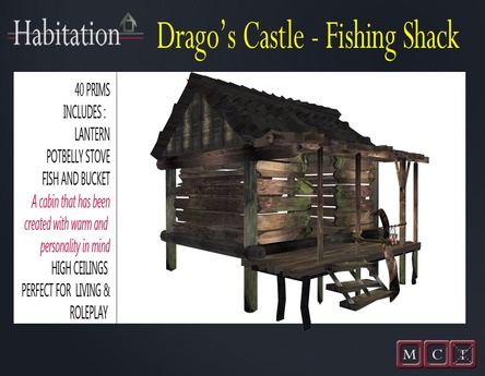Second Life Marketplace - Habitation - Drago's Castle Fishing Shack