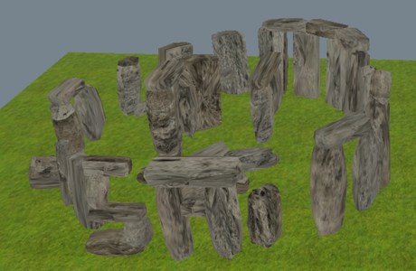 Second Life Marketplace - Stonehedge 3 sculpty prims Monument (boxed)