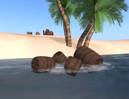 Second Life Marketplace - Tiki - old ships wreck - flotsam