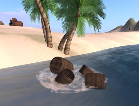 Second Life Marketplace - Tiki - old ships wreck - flotsam