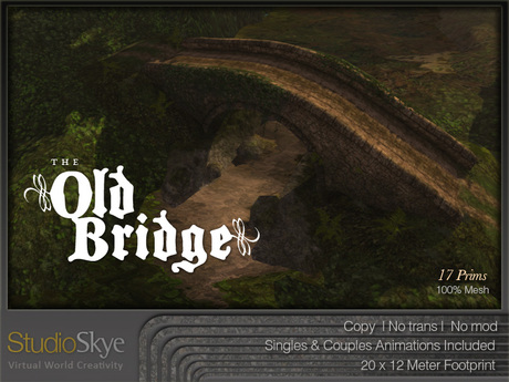 Second Life Marketplace - The Old Bridge from Studio Skye 100% MESH