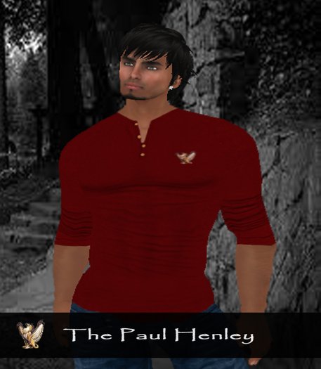 Second Life Marketplace - LR**The Paul Henley Shirt, Red**