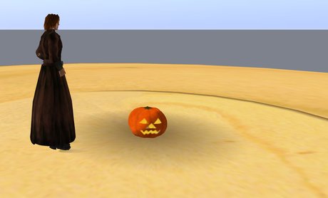 Second Life Marketplace - Pumpkin With Mist Emitter